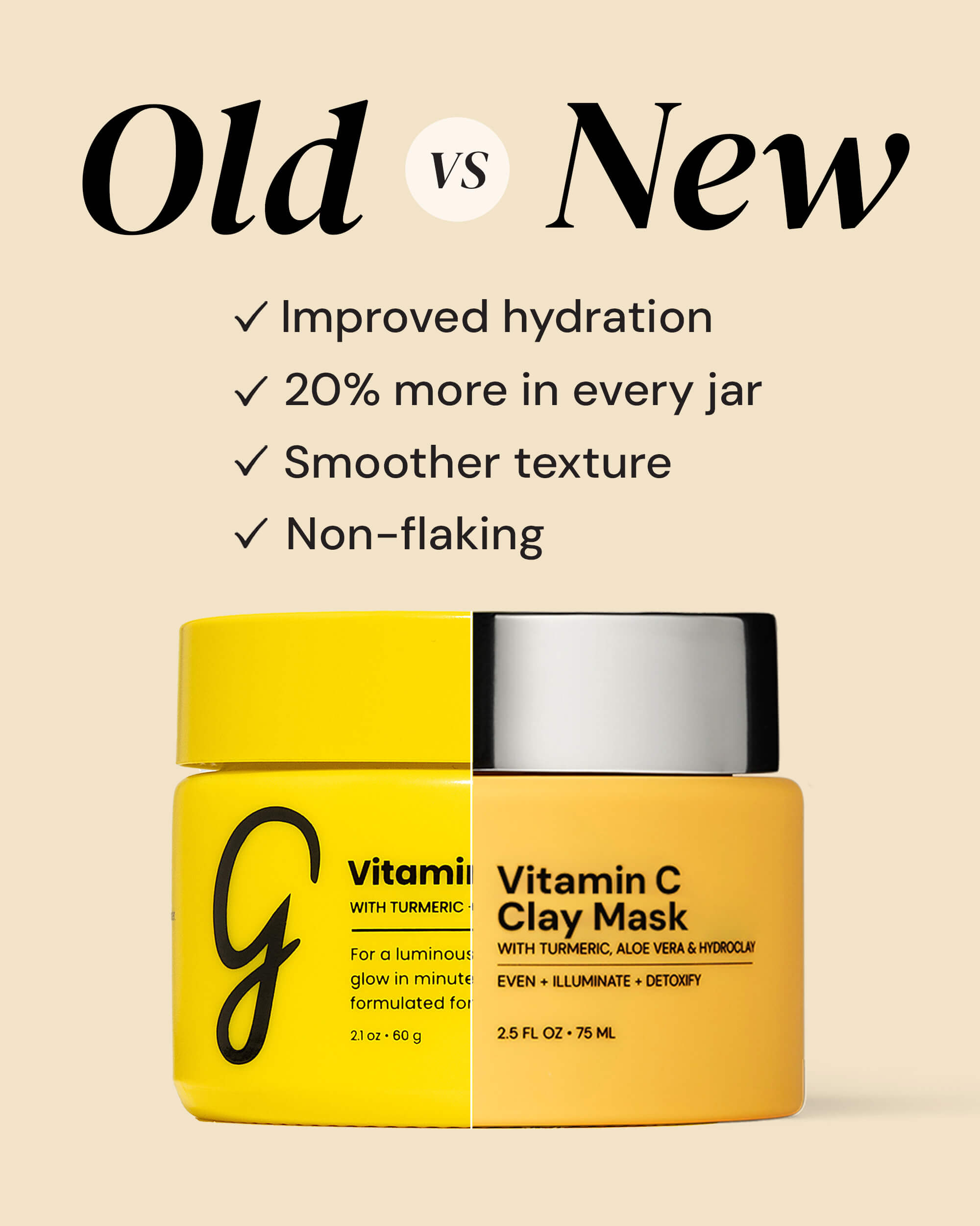 Vitamin C Clay Mask | Even + Illuminate + Detoxify – Gleamin
