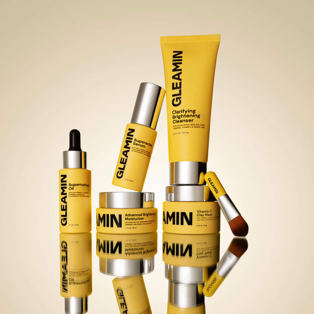Gleamin, leader in brightening, dark spots and even tone skincare