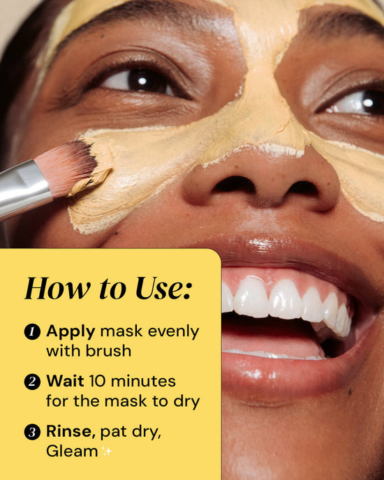 Vitamin C Clay Mask | Even + Illuminate + Detoxify – Gleamin