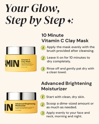 Glow Essentials Duo: Brightening Mask and Moisturizer – Gleamin