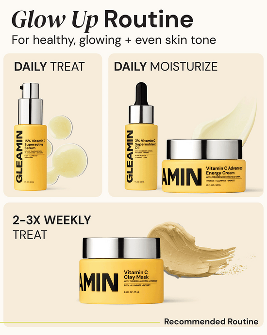 Vitamin C Clay Mask | Even + Illuminate + Detoxify – Gleamin